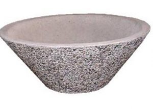 Exposed Aggregate Concrete Planters | BC Brick